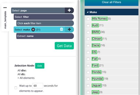 Looping Through Pages That Use Ajax Clicks Parsehub Help Center