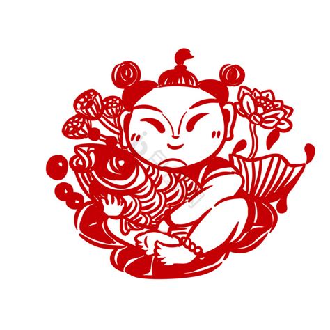新年福娃png下载 包图网