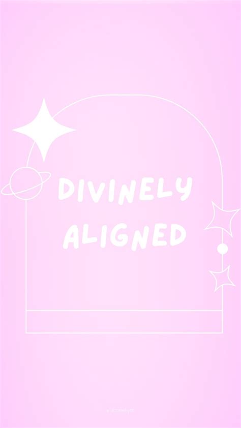 Divinely Aligned Pink Aesthetic Phone Wallpaper For IPhone And