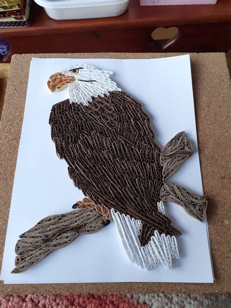 Quilled Eagle 2020 Quilling Paper Craft Paper Quilling Designs