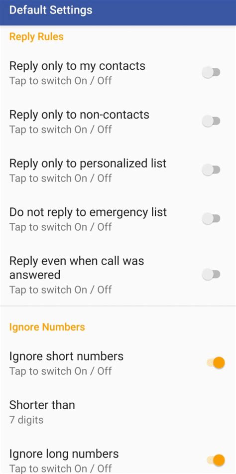 Call Sms Auto Reply App Most Powerful No For Android