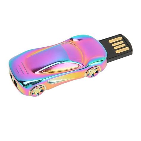 Vvikizy Cl Usb De Voiture Cl Usb Cool Sports Car Forme Plug And Play Mini M Tal Usb Cl Usb