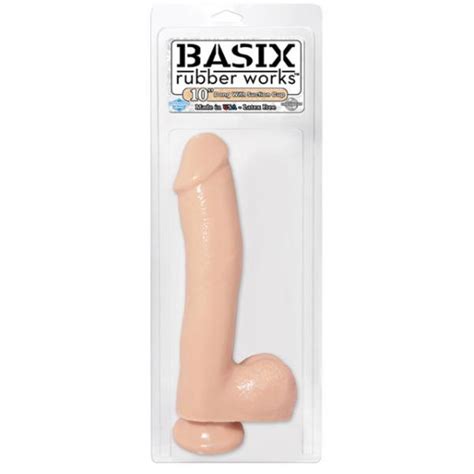 Basix Rubber Works Inches Dong Suction Cup Beige On Literotica