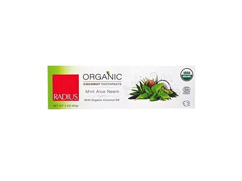 Radius Toothpaste Mint Aloe Neem 3 Oz Ingredients And Reviews