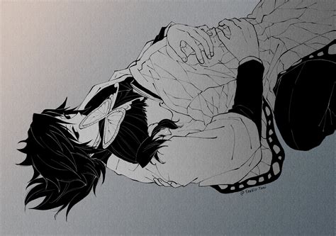 Kochou Shinobu And Tomioka Giyuu Kimetsu No Yaiba Drawn By Seezly