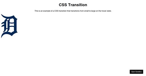 Css Transition Codesandbox