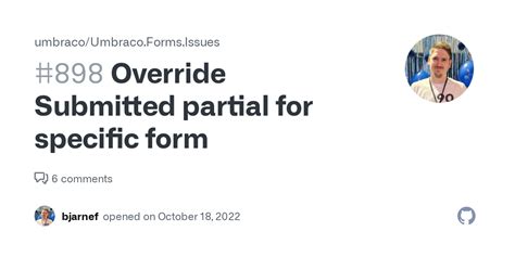 Override Submitted Partial For Specific Form · Issue 898 · Umbraco