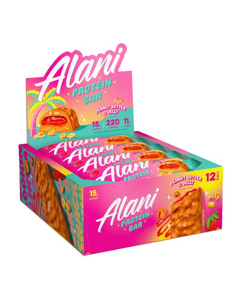 Alani Nu Peanut Butter And Jelly Protein Bar 12 Pack