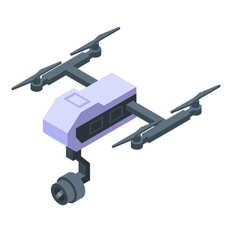Premium Vector Drone Icon Isometric Vector Aerial Drone Video Camera