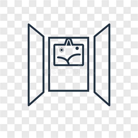 Picture Concept Vector Linear Icon Isolated On Transparent Background Picture Concept