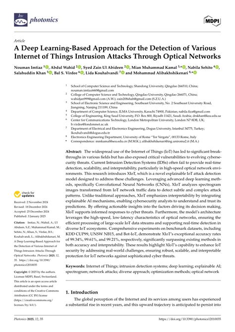 Pdf A Deep Learning Based Approach For The Detection Of Various