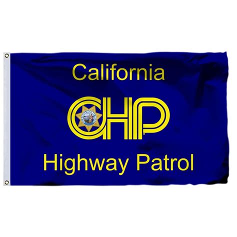 Us California Highway Patrol Flag 90x150cm 3x5ft 100d Polyester High