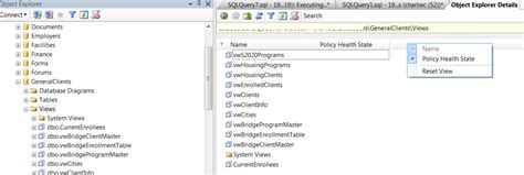 Sql Server Ssms 2008 Vs Ssms 2005 Object Explorer Differences Stack Overflow
