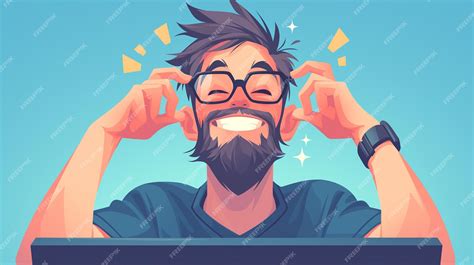 Premium Vector South Asian Male Software Developer In His 20s Writing Code