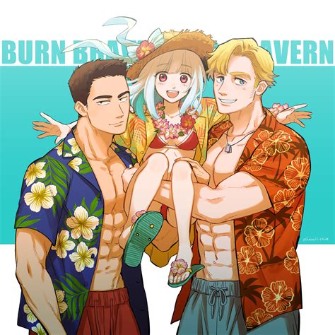 Ao Isami Lewis Smith And Lulu Yuuki Bakuhatsu Bang Bravern Drawn By Haruki Chise Danbooru