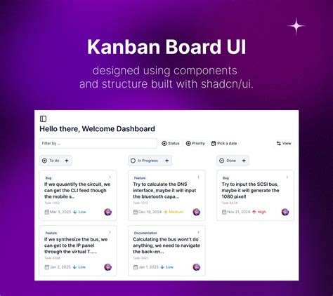 Kanban Board Ui Built With Shadcnui 1 Images Behance