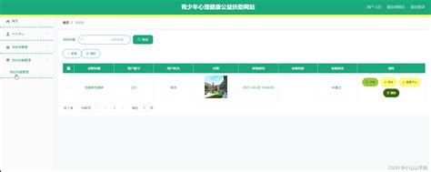 Java毕设项目青少年心理健康公益扶助网站（javavuemybatismavenmysql） Csdn博客