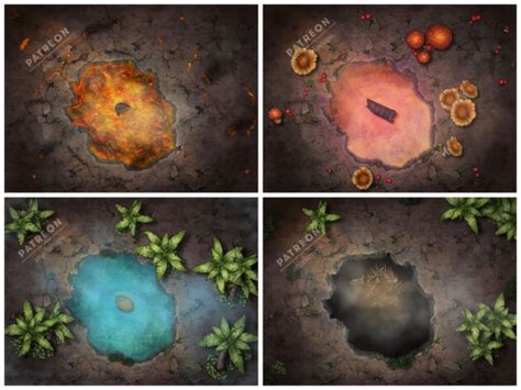 Crater Angela Maps Free Static And Animated Battle Maps For Dandd