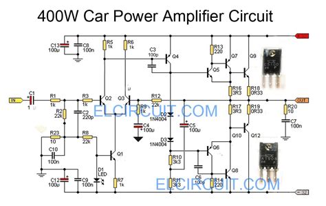 Diagram Subwoofer Transistor Home Wiring Diagram