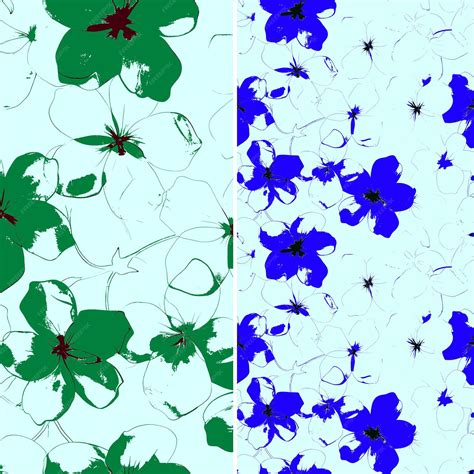 Premium Psd Seamless Tile Soothing Phlox Flowers With Starry Petals