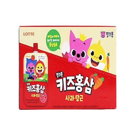 핑크퐁 키즈홍삼 사과and당근 메가마트몰