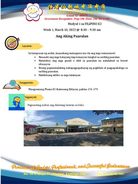 Filipino K2 Fourth Grading Module 1 Pdf