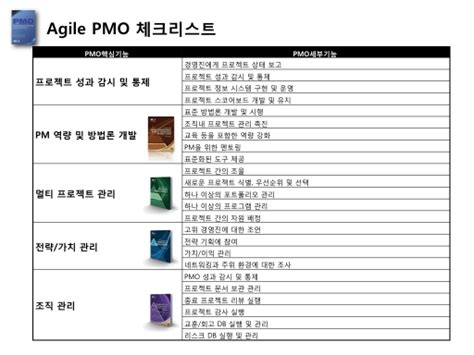 Agile특집 Agile Pmo 체크리스트 향후 10년 Enterprise Agile 도약을 위한 반석 체계project Research