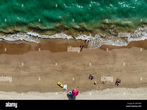 Aerial View Of Kino Bay In Sonora Mexico Beach Tourist Destination