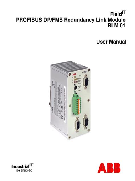 Field Profibus Dp Fms Redundancy Link Module Rlm 01 Pdf Fuse