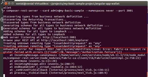 Fabric Ca Request Register Failed With Errors · Issue 91 · Ibm