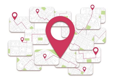 Premium Vector Navigation System Showing A Tracking Navigation In Progress In The Streets On