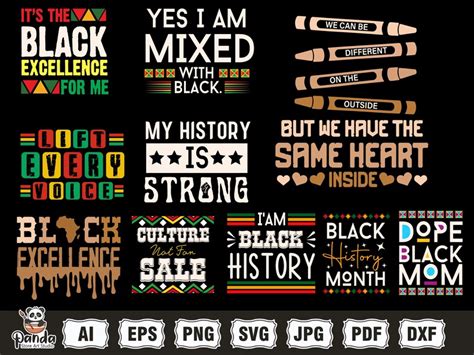 Black History Month Svg Bundle Juneteenth Svg Png African American
