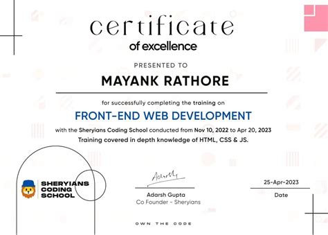 mayank rathore on linkedin sheriyanshcodingschool frontenddeveloper sheryianscodingschool