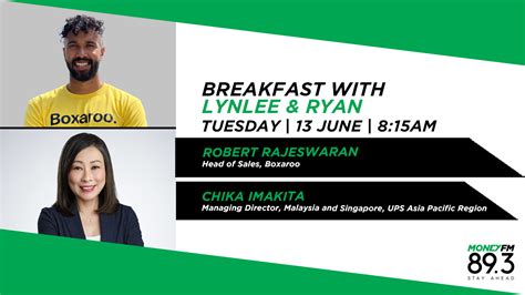 Robert Rajeswaran Boxaroo And Chika Imakita Ups Asia Pacific Region