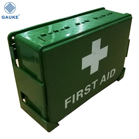 Industrial Abs Plastic Workplace First Aid Box Kit Supplier Gauke