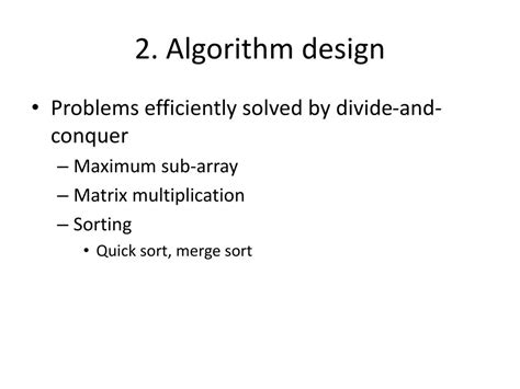 Ppt Design And Analysis Of Algorithms Review Powerpoint Presentation Id1904358