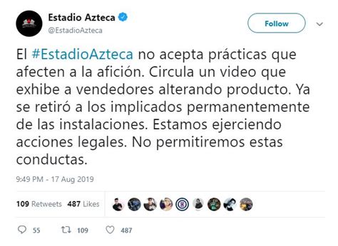 Captan En Video El Momento En Que Vendedores Del Estadio Azteca Rebajan