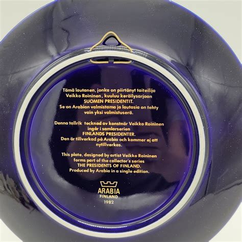 Suomen Presidentit Seinälautanen Lauri Relander Ekoaarrekauppa