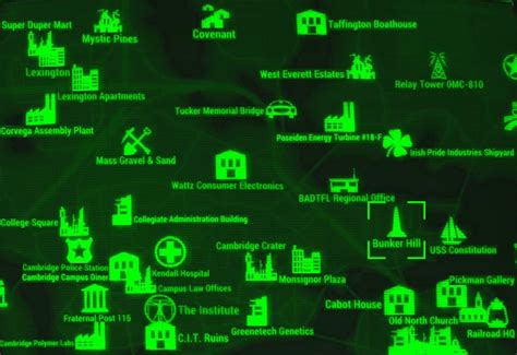 Image Fo4 Map Bunker Hill  Fallout Wiki Fandom Powered By Wikia