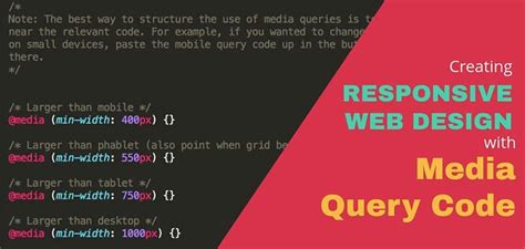 How To Create Responsive Website With Media Query Premiumcoding