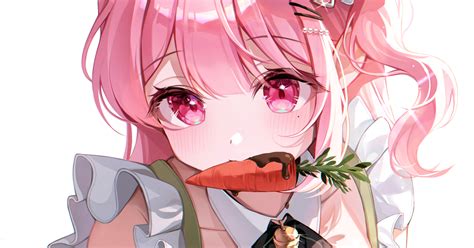 핑크 머리 소녀 일러스트 특집