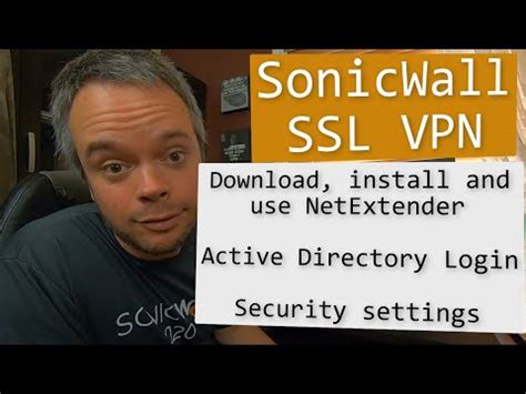 Configure Sonicwall Netextender Lockqat