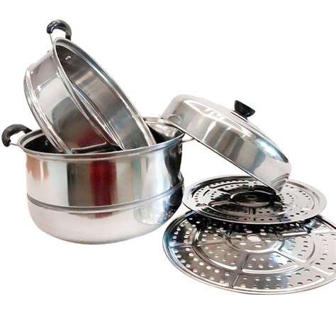 Afbc Roestvrij Staal Drie Lagen Dikke Steamer Pot Grandado