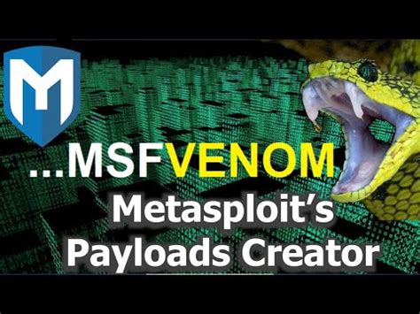 How To Use Msfvenom Framework YouTube