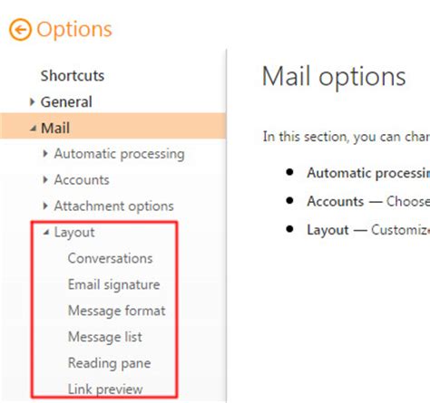 Modify Your Office Outlook Layout OXEN Technology
