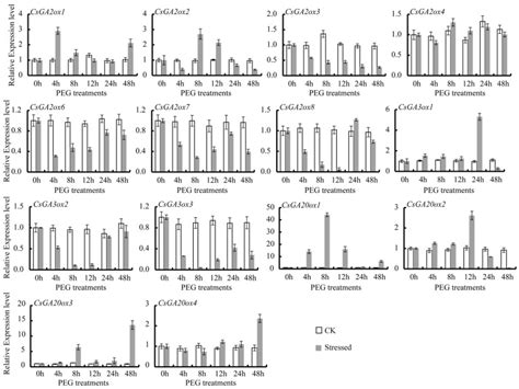 Genome Wide Analysis Of The Biosynthesis And Deactivation Of Gibberellin Dioxygenases Gene