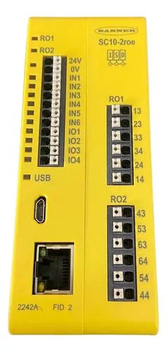 sc10 2roe banner safety controller 10 inputs 2 relay outputs