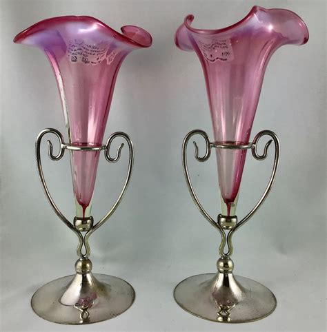 Victorian Silver Ruby Glass Epergne Islington Antiques And Interiors