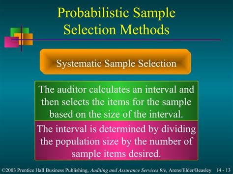 Audit Sampling For Tests Of Controls And Substantive Tests Of Transac