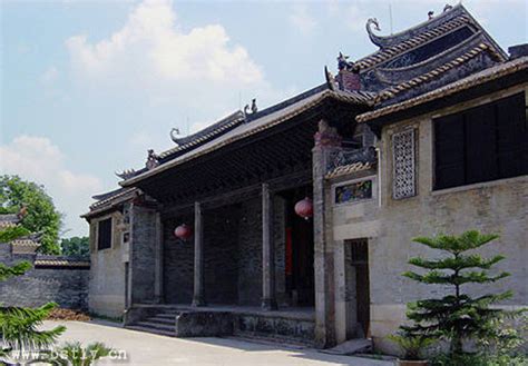 广州西关大屋画 广州西关大屋 西关大屋画 大山谷图库